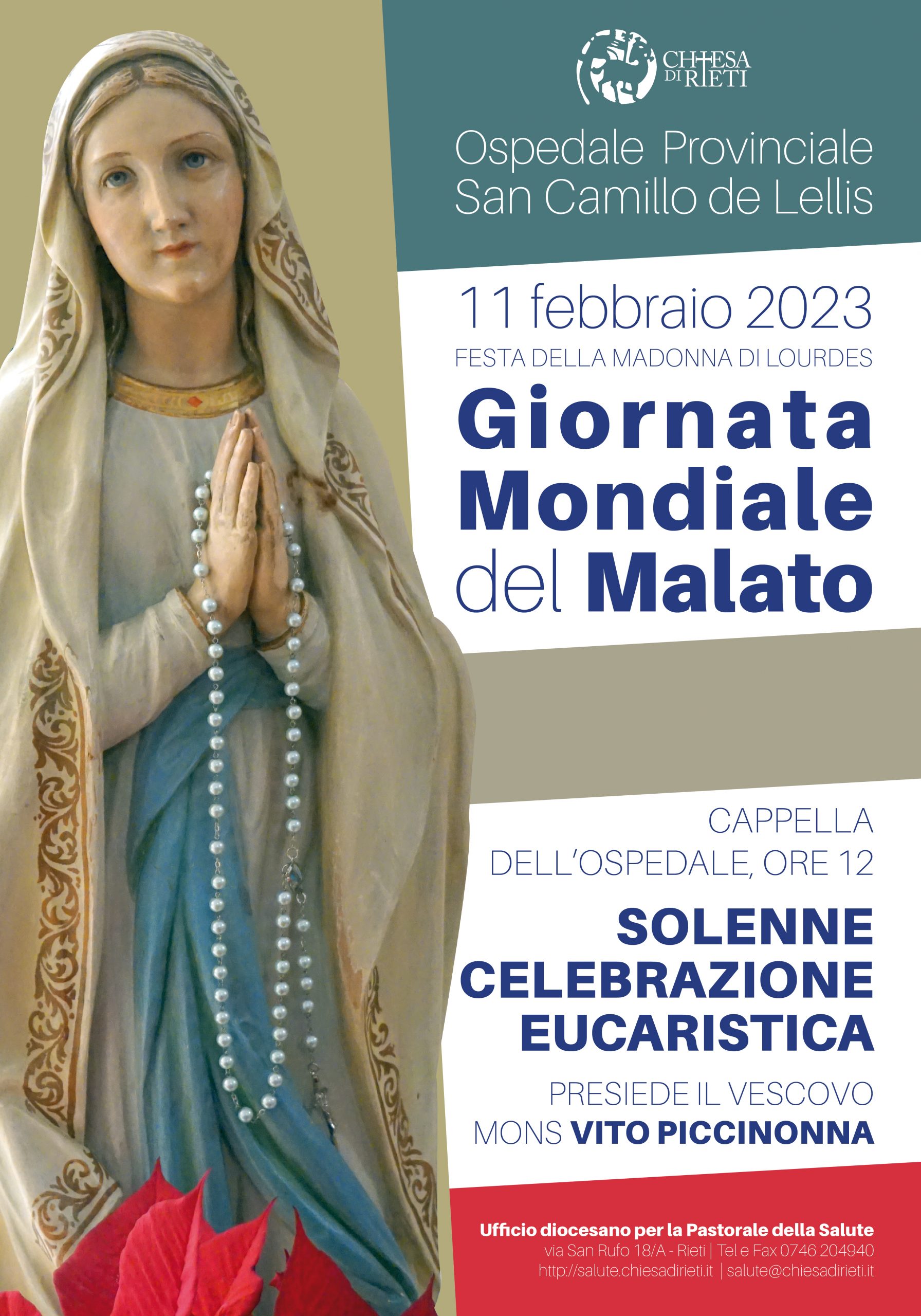 Giornata Mondiale del Malato (Celebrazione in ospedale) / Locandina ...